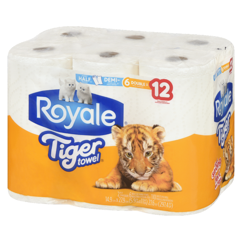 Wholesale Royale Tiger Paper Towels 6DR=12R 2Pl HS 110S(6Rolls) - Chens ...
