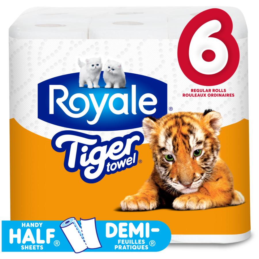Wholesale Royale Tiger Paper Towels 2Ply 55S Half Sheet (6Rolls ...