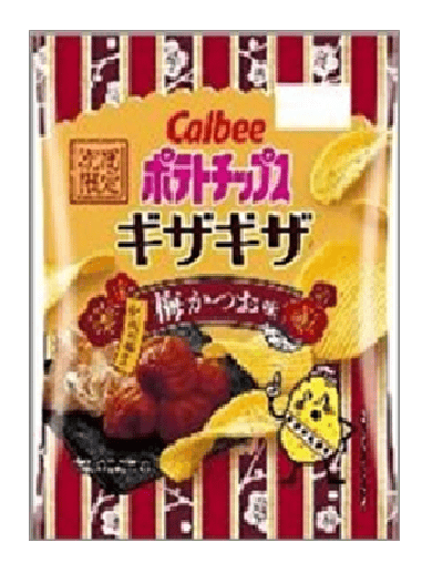 Wholesale Calbee Potato Chips Gizagiza Ume & Bonito (58g) - Chens ...