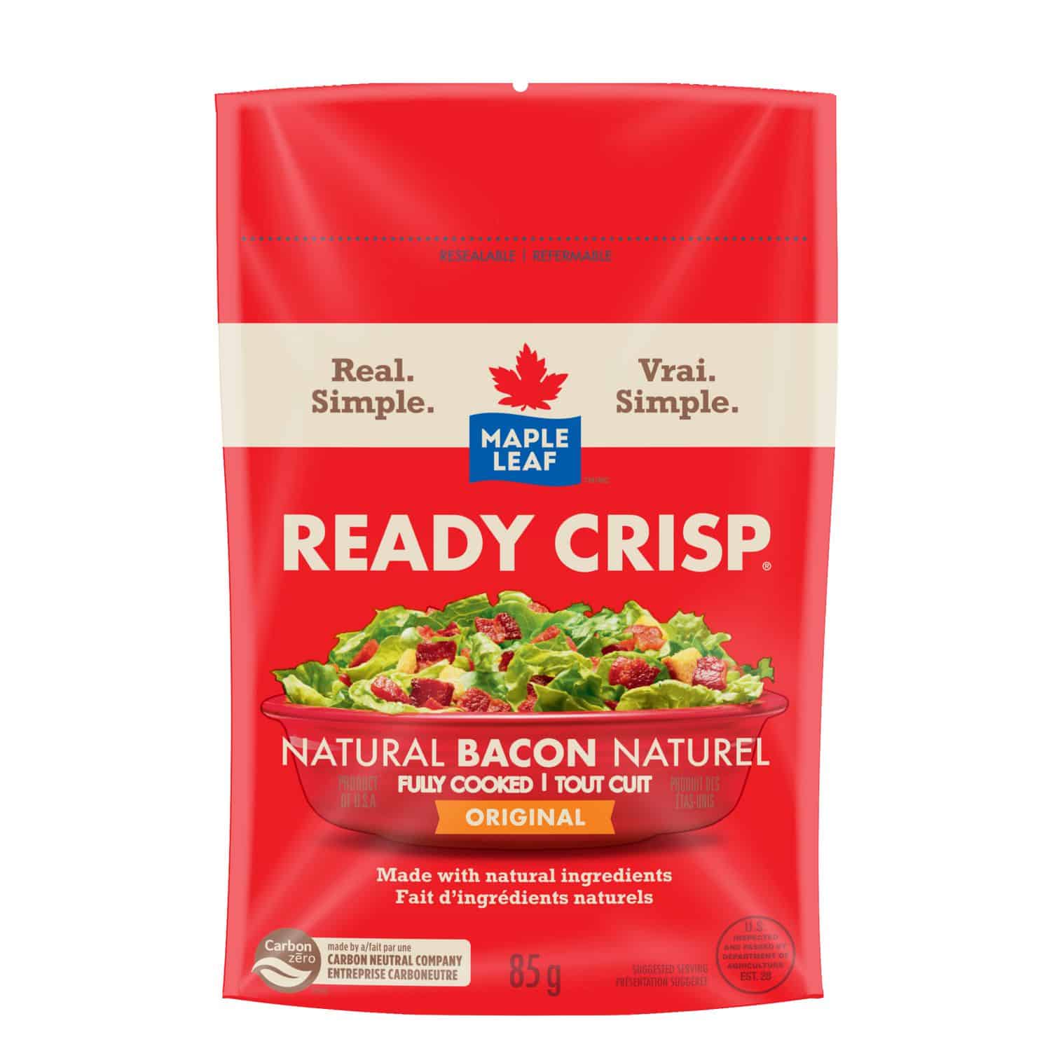 Wholesale Maple Leaf Ready Crisp Bacon Pieces (85g) - Chens Enterprise ...